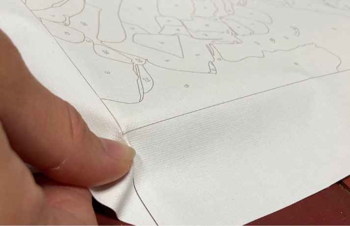 Mount and stretch your canvas on a frame