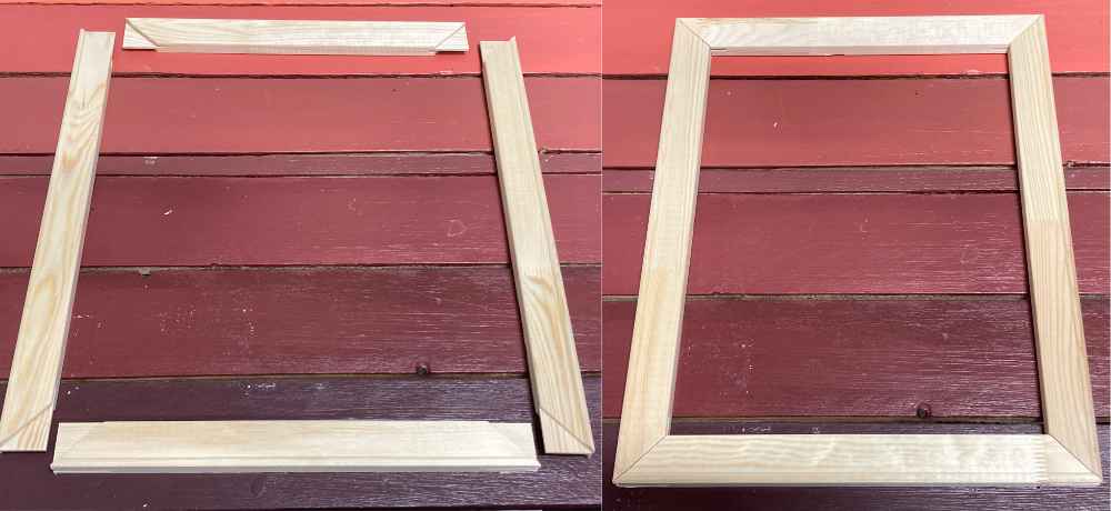 Mount and stretch your canvas on a frame