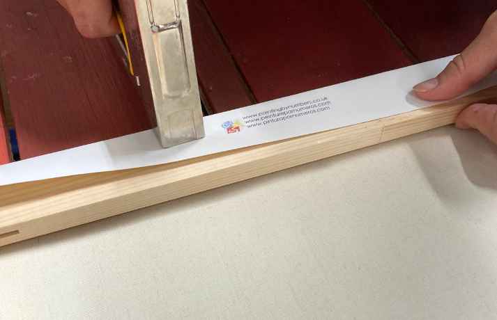 Mount and stretch your canvas on a frame