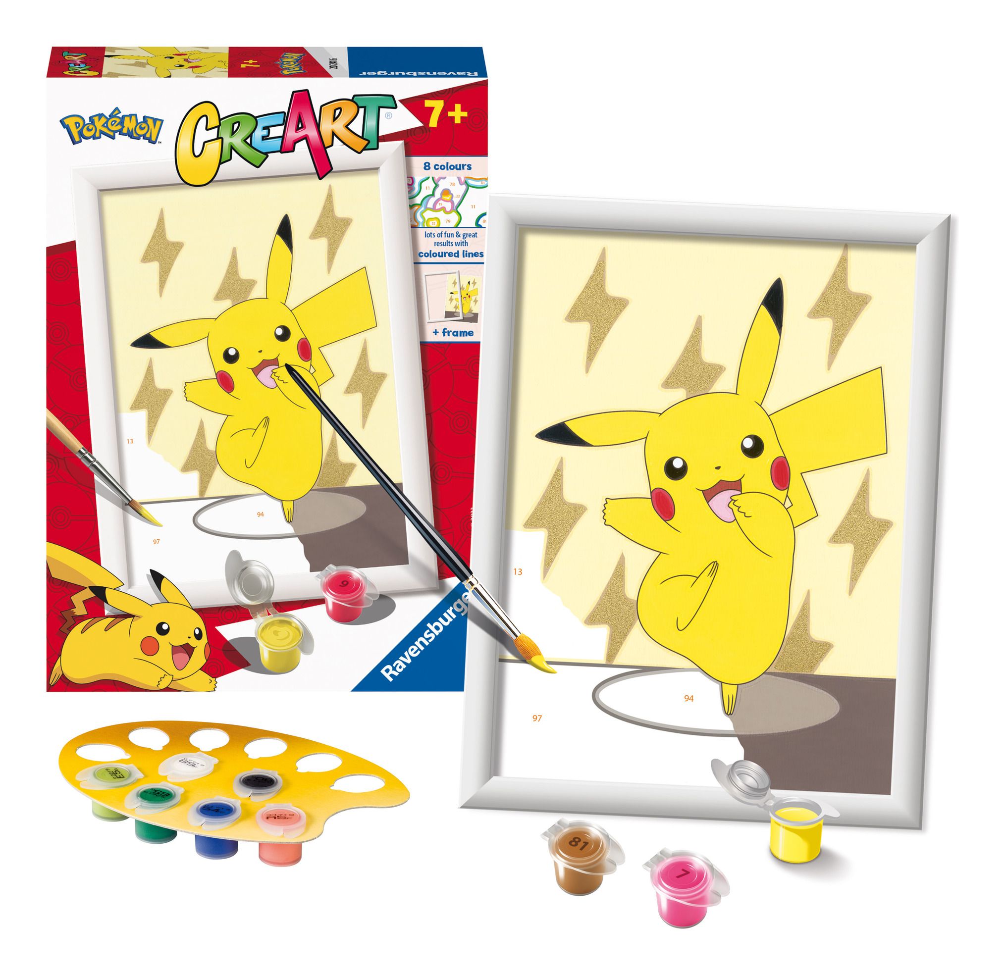 Painting By Numbers Set - Ravensburger Creart - Pokemon