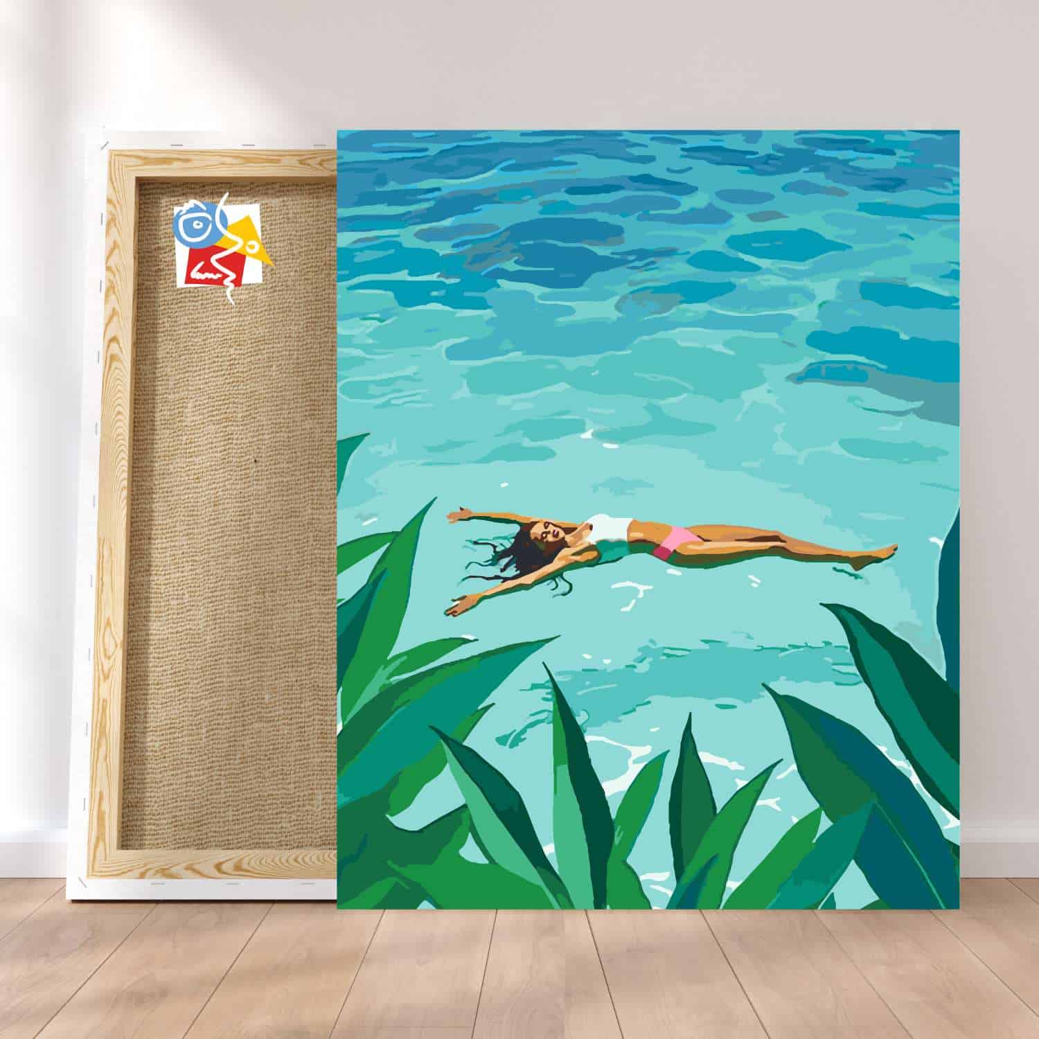 Painting By Numbers Set - Afloat in Paradise