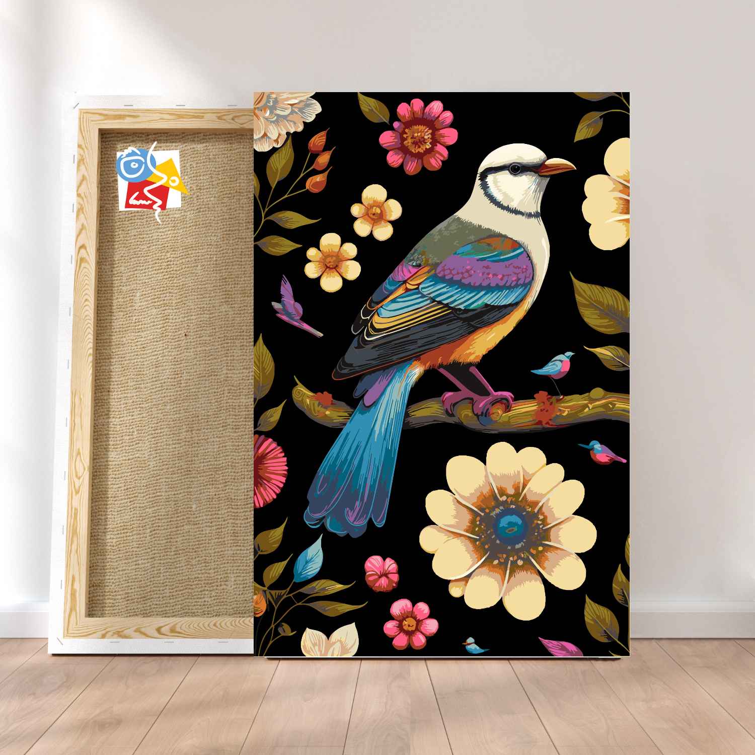 Mount and stretch your canvas on a frame