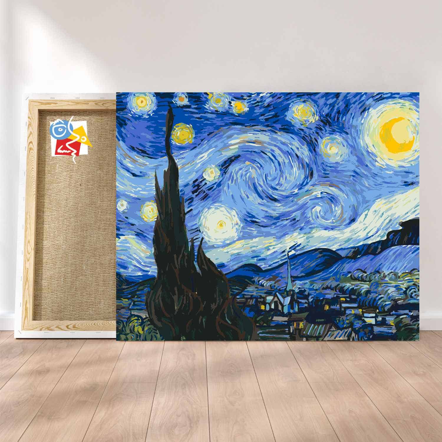 Van Gogh Starry Night Template Van Gogh Starry Night Craft Template