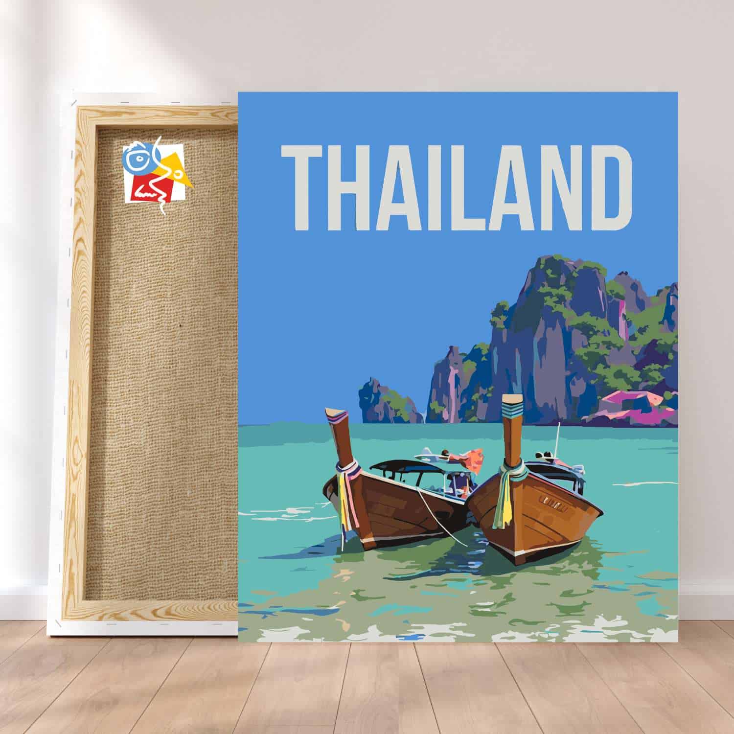 Painting By Numbers - Thailand, Travel Poster