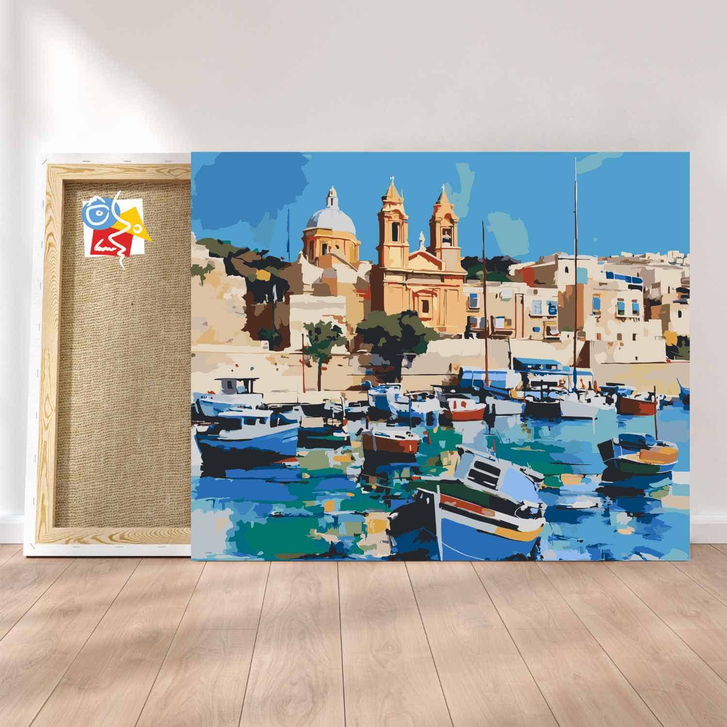 Painting By Numbers - The Grand Harbour Of Malta