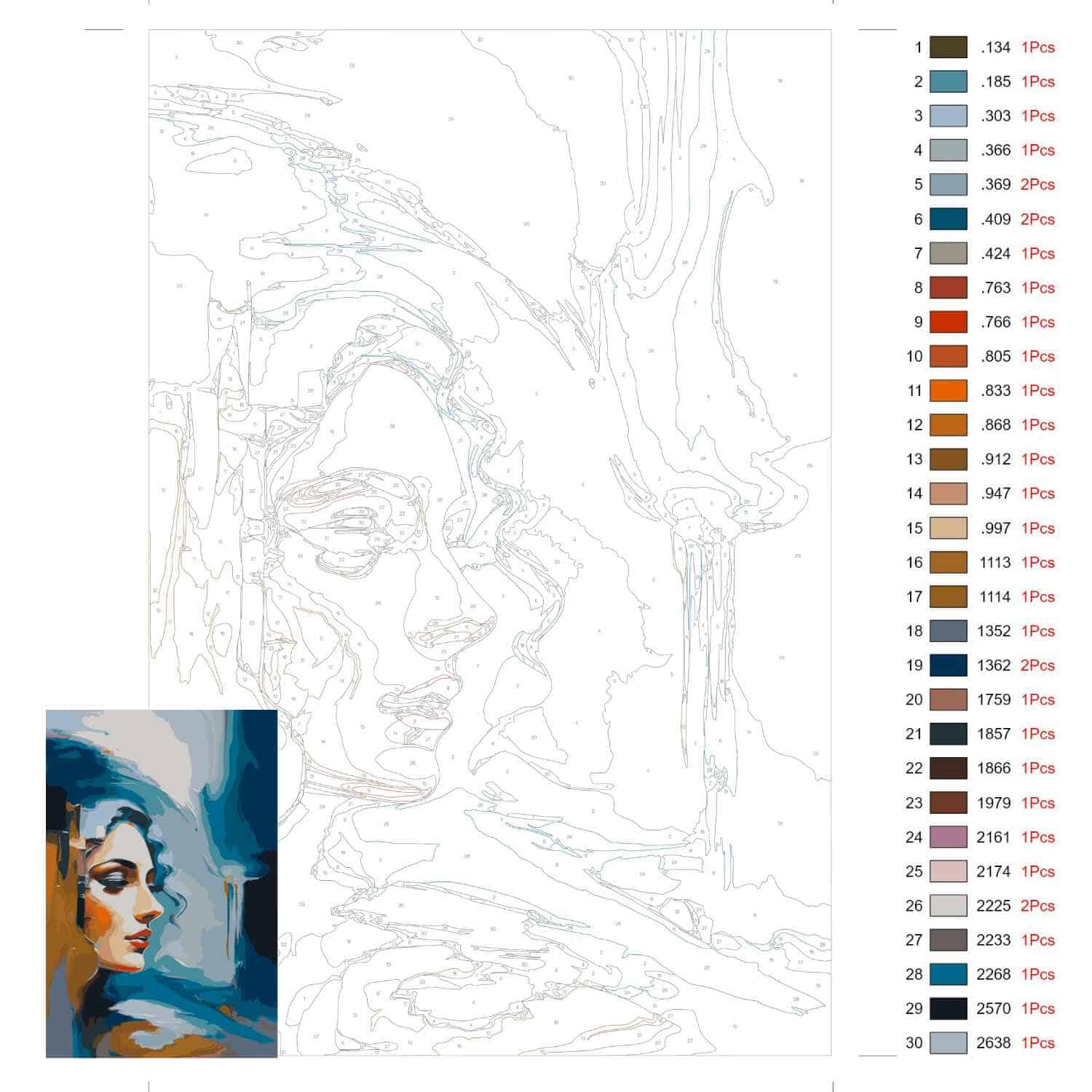 Painting by Numbers - People