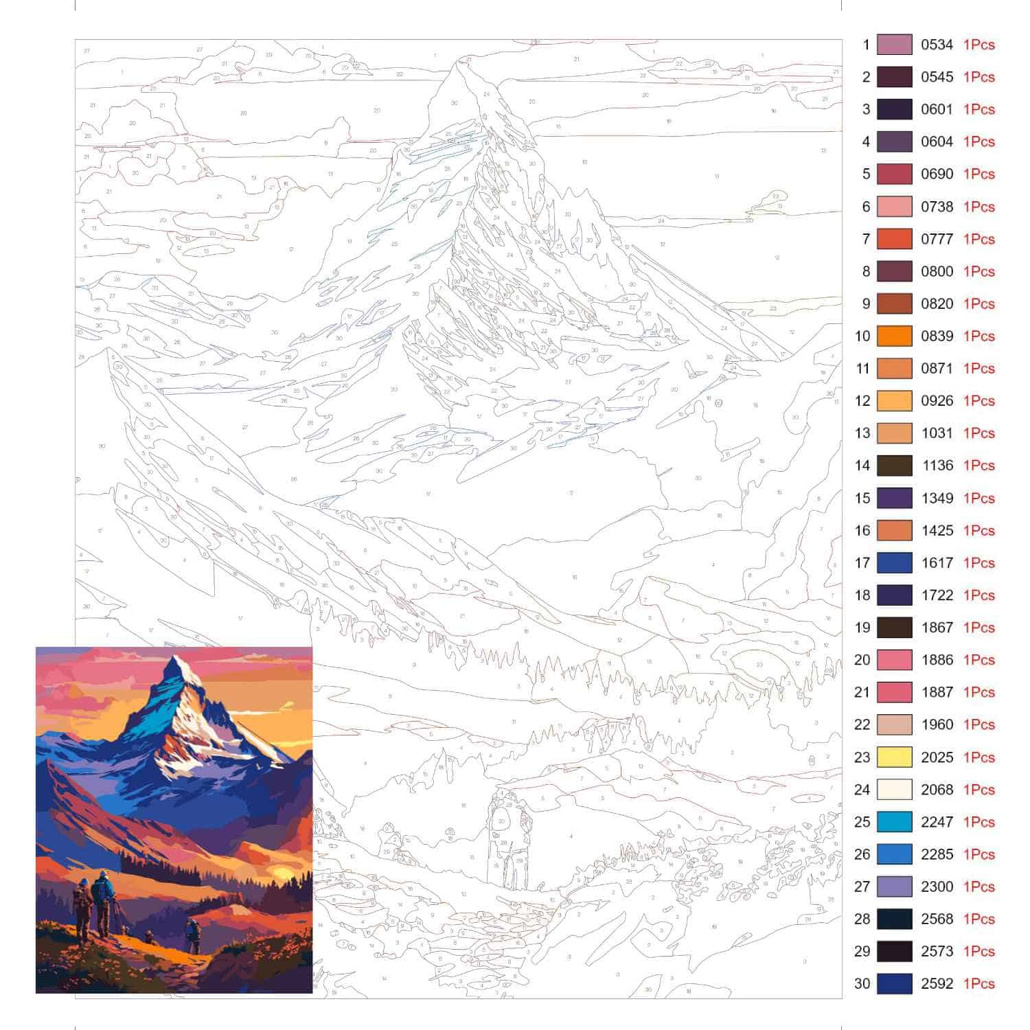 Painting by Numbers - Landscapes
