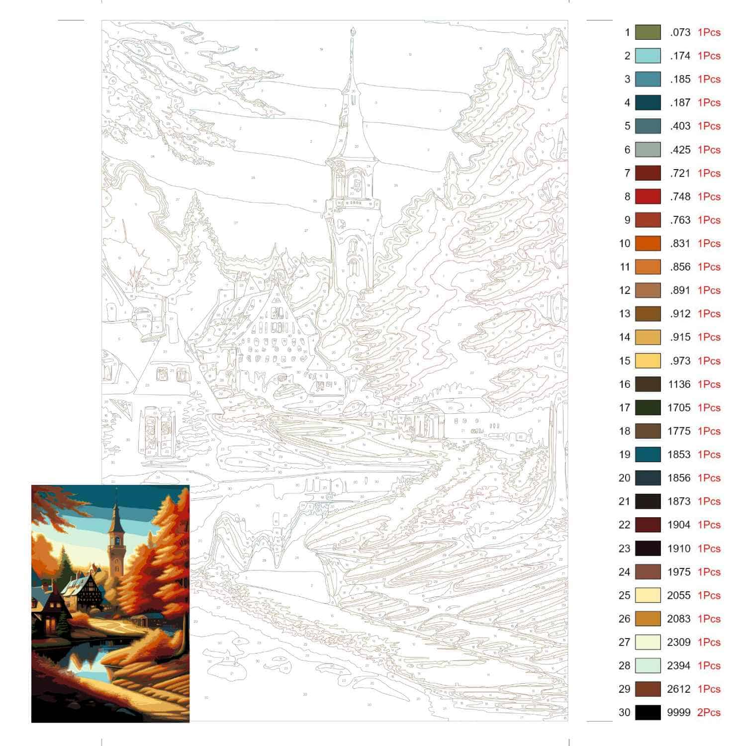 Painting by Numbers for Adults