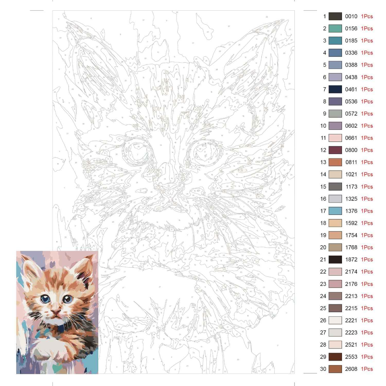 Painting by Numbers - Animals