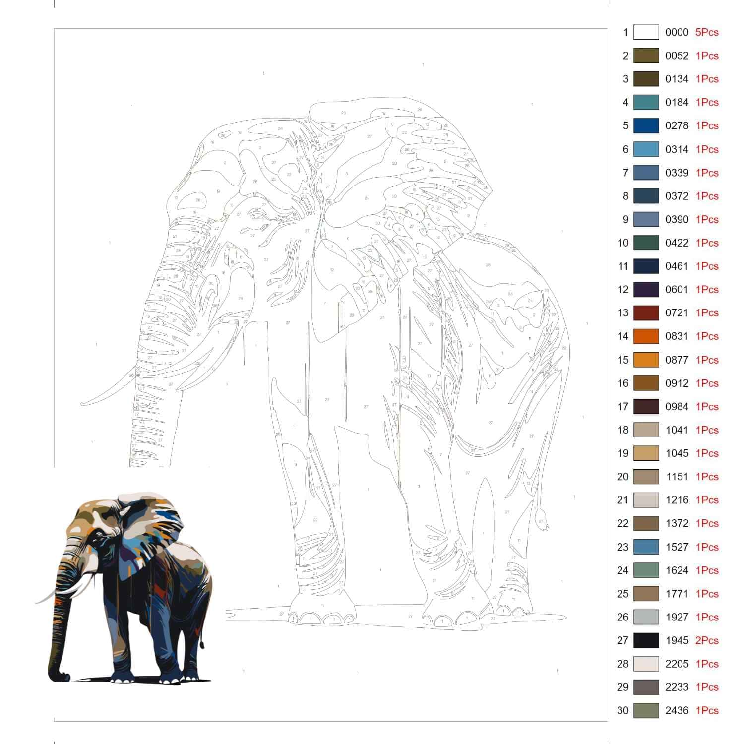 Painting by Numbers - Animals