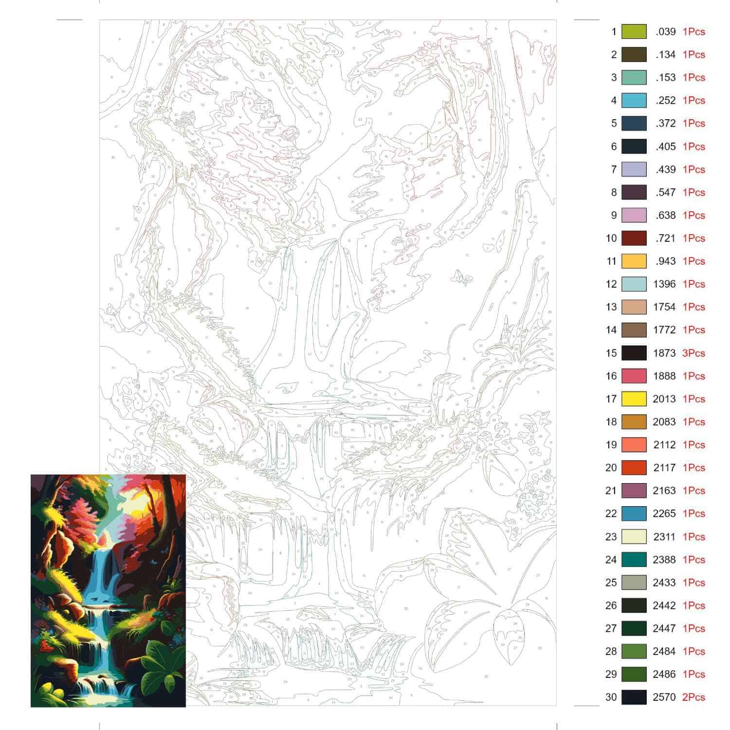 Painting by Numbers - Landscapes