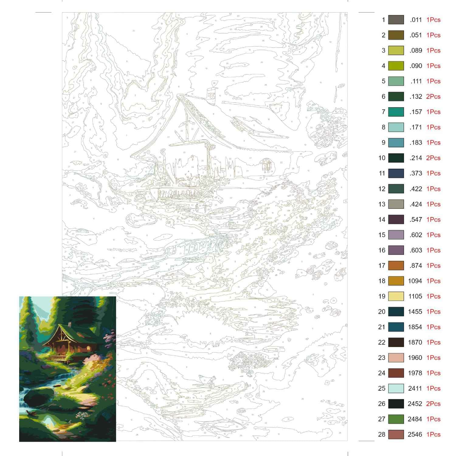 Painting by Numbers - Landscapes