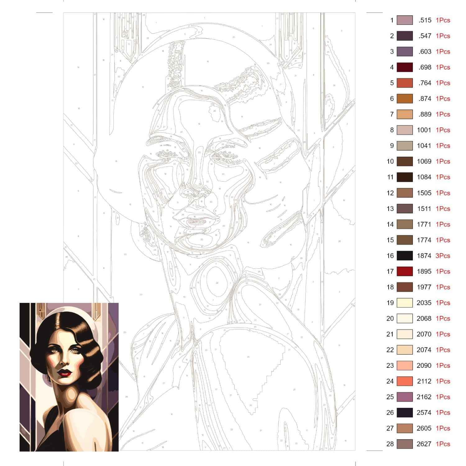 Painting by Numbers - People