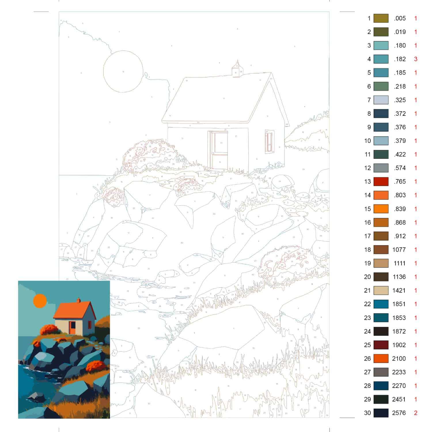 Painting by Numbers - Landscapes