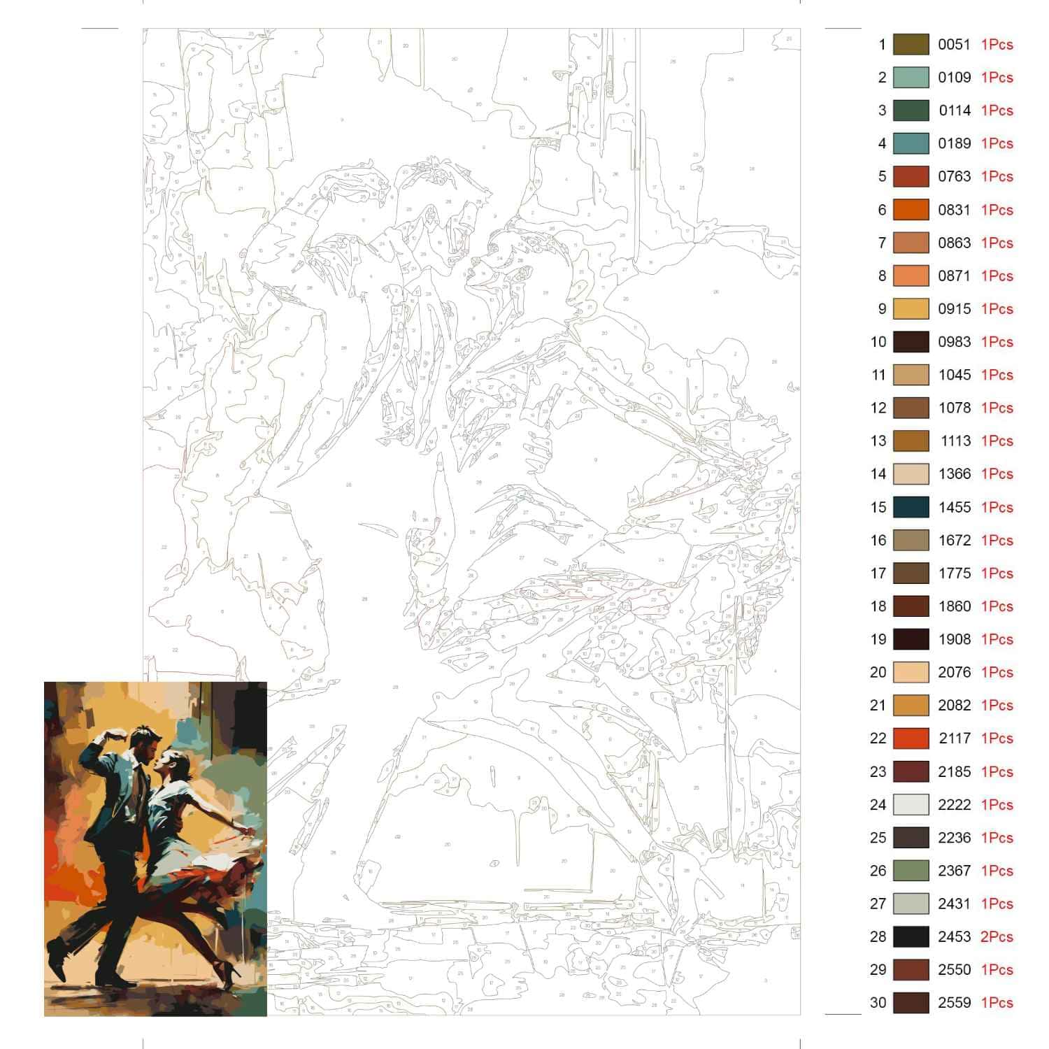 Painting by Numbers - People