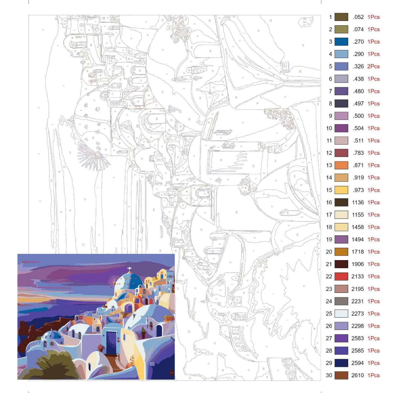 Easy Paint by Numbers for Beginners