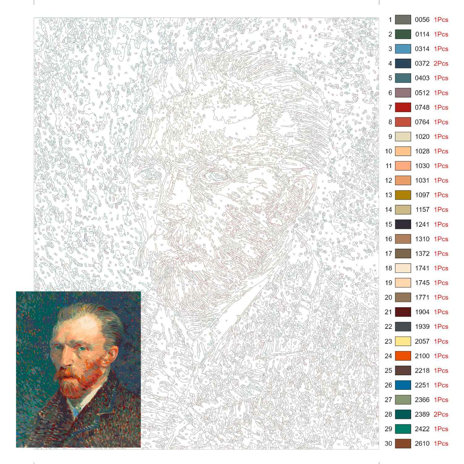 Painting by Numbers - Masterpieces