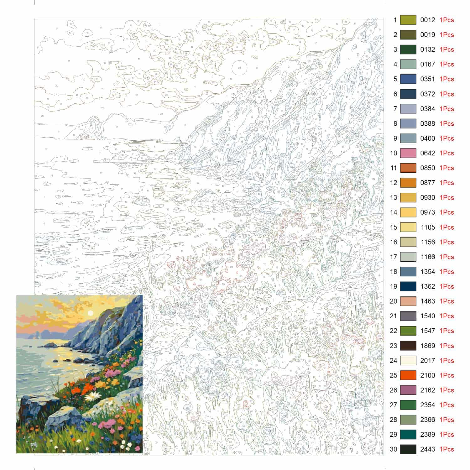 Painting by Numbers - Landscapes