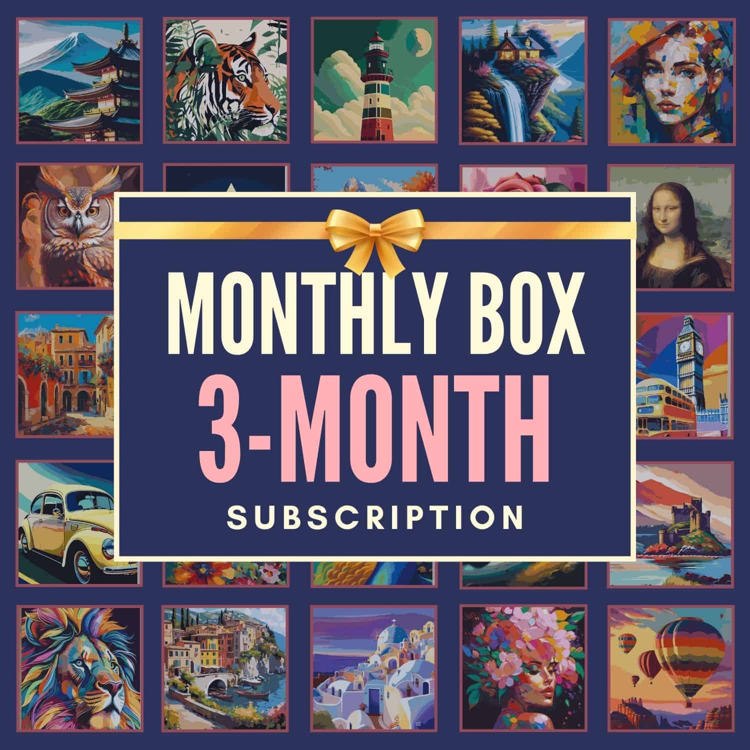 Painting by Numbers DIY Box - Our subscription plans