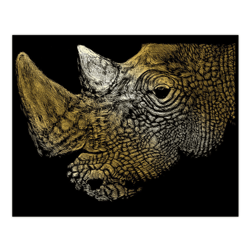Gold Engraving Art - The Myth Maker
